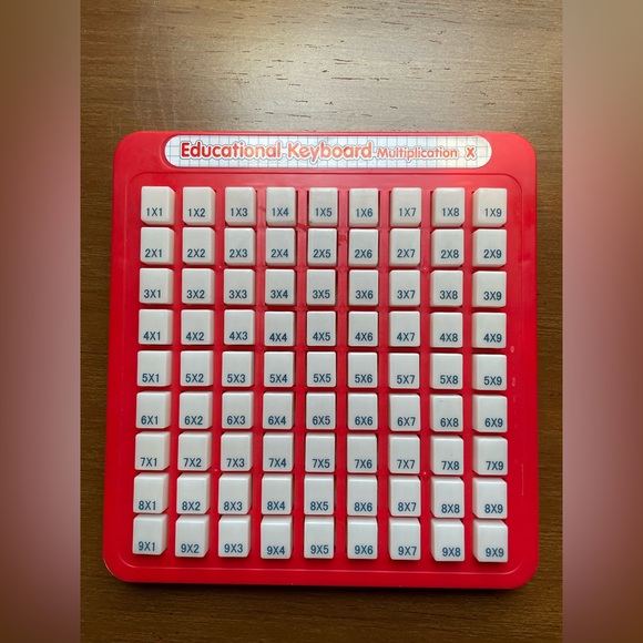 Fossil | Toys | Multiplication Educational Keyboard Math Manipulative ...